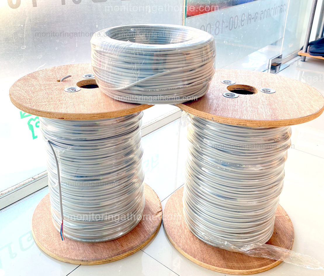 Alarm Cable สายไฟเดินระบบอลาม Alarm Cable 6 Core สำหรับเดินระบบกันขโมย