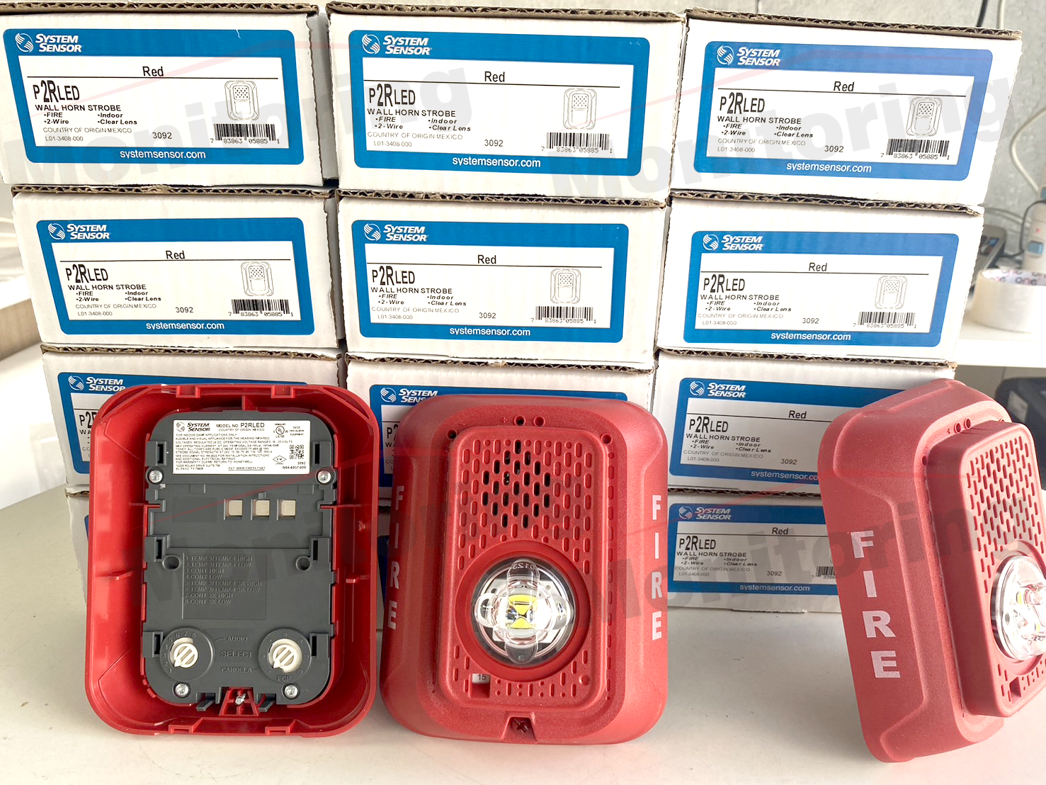 อุปกรณ์แจ้งเหตุด้วยเสียงและแสงไฟกระพริบ Horn Strobes P2RLED