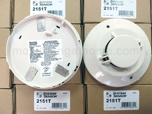 อุปกรณ์ตรวจจับควันและความร้อน System sensor 2151T Photoelectric Smoke ...